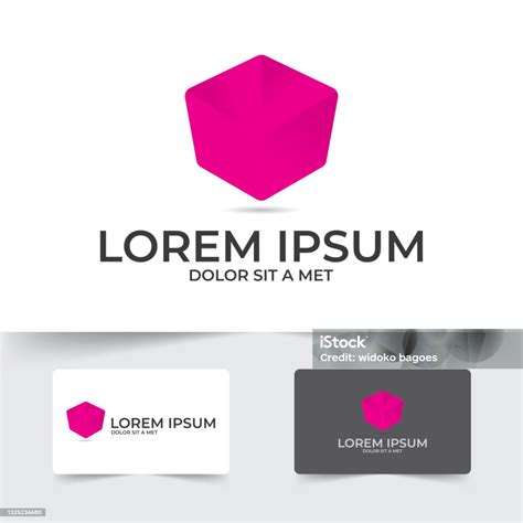 흰색 배경에 고립 된 미니멀 한 스타일로 육각형 모양 로고 일러스트 템플릿 0명에 대한 스톡 벡터 아트 및 기타 이미지 0명 3차원 형태 개념 Istock