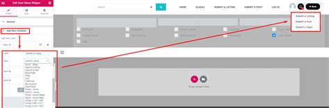 user menu header widget javo theme documentation