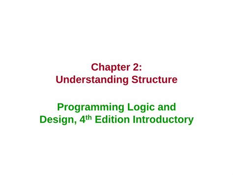 pdf chapter 2 understanding structure programming … book