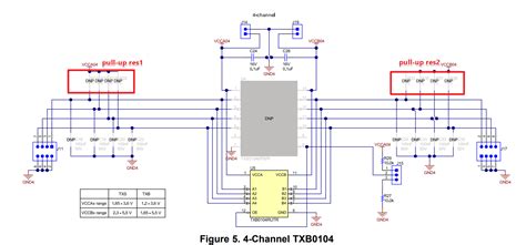 Txb0104 Whether The Pull Up Resistance Need To Be The Same Logic