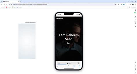 Raheem Saad On Linkedin Responsive Devfolio Project