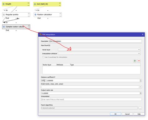 Processing Modeler QGIS Issues With Interpolation Step Geographic Information Systems Stack