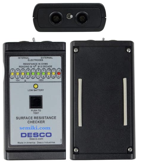 Desco U S A 19640 Thiết Bị đo điện Trở Bề Mặt Tiếp Xúc 10 3 To 10 12