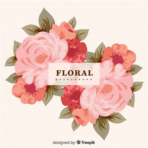 Free Vector Floral Background