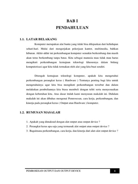 makalah pemrosesan output dan output dev pdf