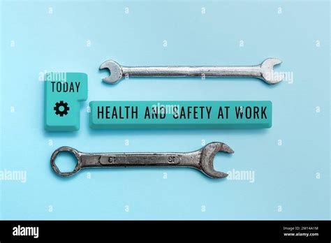 Writing Displaying Text Health And Safety At Work Concept Meaning