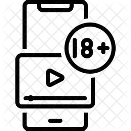 Explicit Content Icon Download In Line Style