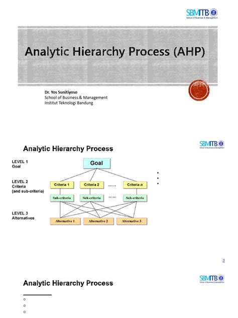 analysis hierarchy process pdf eigenvalues and eigenvectors