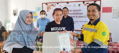 Pt Cpm Komitmen Dukung Pendidikan Masyarakat Lingkar Tambang Brita Id