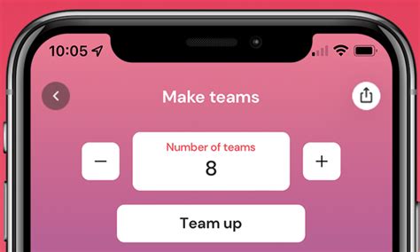 Random Team Generator