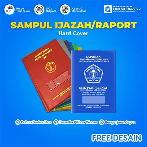 Jual Map Raport Sampul Raport Untuk Paud Tkra Sdmi Smpmts Sma