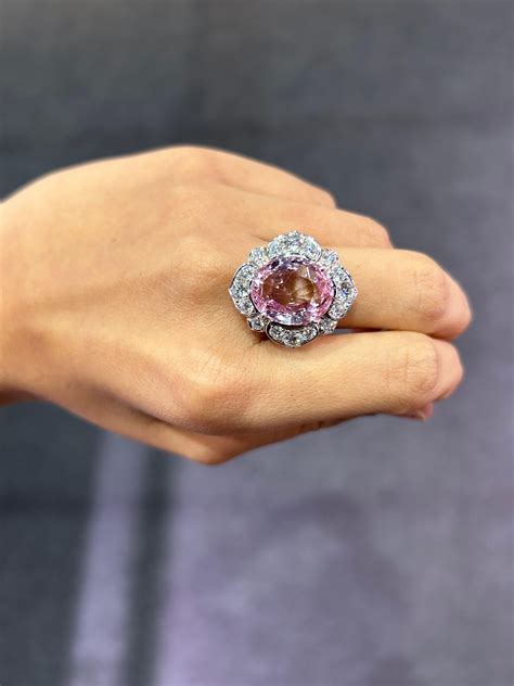 1199 Carat Padparadscha Sapphire Cocktail Ring For Sale At 1stdibs