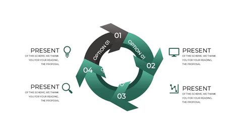 Circular Diagram With Arrows Pointing To Different Stages Google Slide Theme And Powerpoint