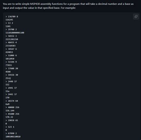 solved mask and shift this algorithm is suitable for any base