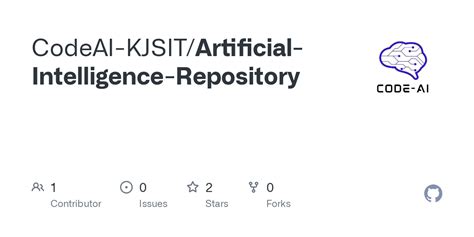 github codeai kjsit artificial intelligence repository