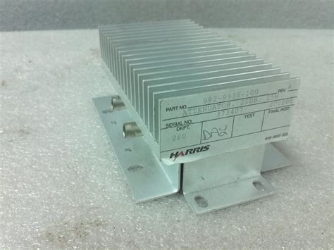 Attenuator 20db 25w Rev A Attenuators Bmi Surplus