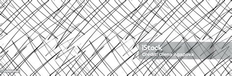 Crosshatch Pattern Seamless Hand Draw Pattern Simple Crosshatch Sketch Stock Illustration