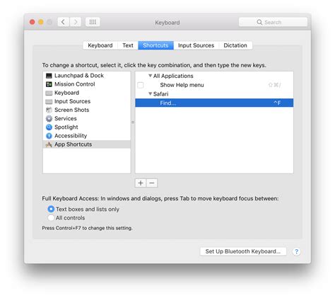 Macos Can I Remap Commandf In Safari Ask Different