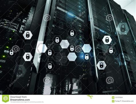 Cyber Security Data Protection Information Privacy Internet And Technology Concept Stock