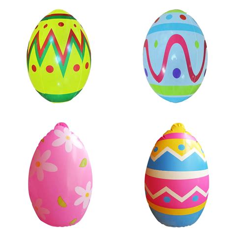 654321pcs Easter Inflatables Outdoor Decorations Standing Blow Up