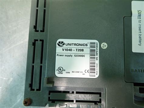 Unitronics V1040 T20b Unitronics V1040 T20b Touch Screen 06200720363 Ebay