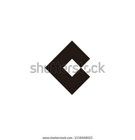 Letter C Square Geometric Symbol Simple Stock Vector Royalty Free 2158468023 Shutterstock