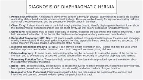 Diaphragmatic Hernia Repair Pptx