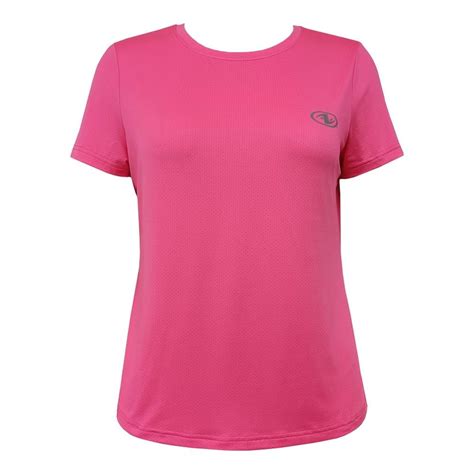 Playera Athletic Works Para Mujer Deportiva Cuello Redondo Manga Corta