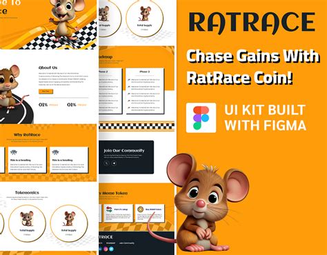 Ratrace Meme Coin Web Ui Kit By Bitrix Infotech Pvt Ltd On Dribbble