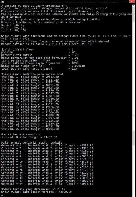 Algoritma Eo Evolutionary Optimization Pip Tools