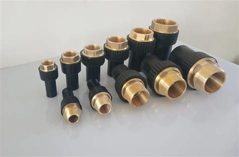 Smart Joint Hdpe Threaded Adaptor Hdpe Water Mining Piping System