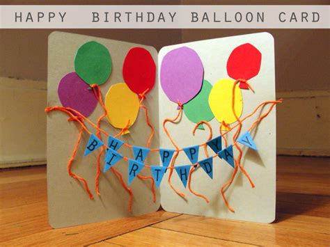 Happy Birthday Balloon Card Artofit