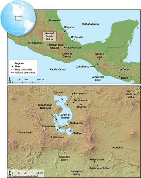 Toltec Civilization Map
