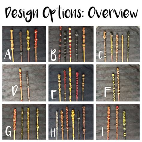 10 Custom Wizard Wands For Parties Cosplay Ts And More Etsy