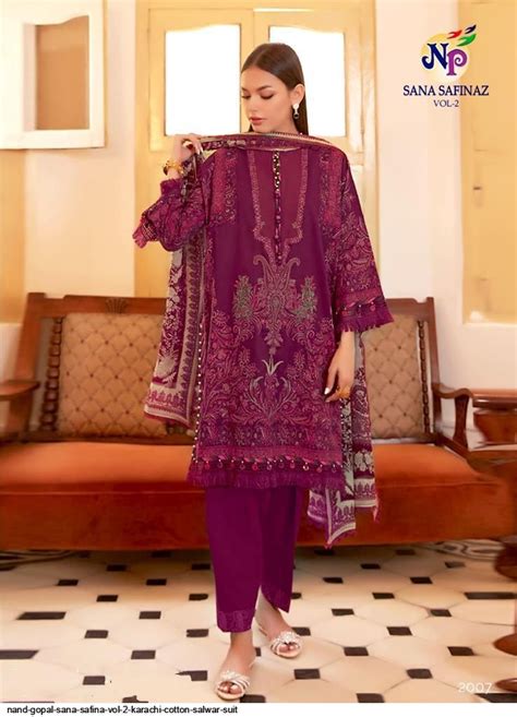 Nand Gopal Sana Safina Vol 2 Karachi Cotton Salwar Suit
