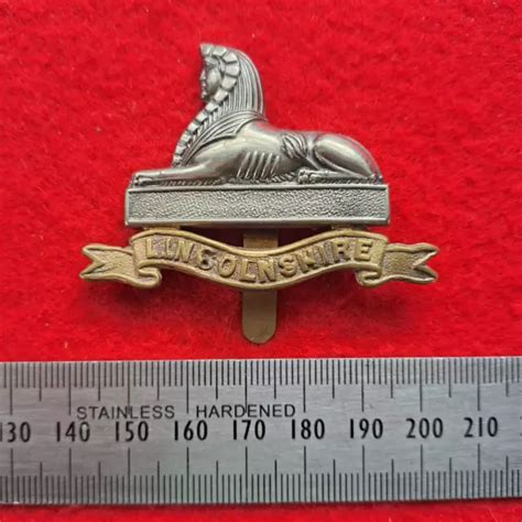 Ww1 4th And 5th Territorial Battalion Lincolnshire Regiment Cap Badge