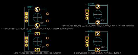 Added Alps Ec11 And Ec12 Rotary Encoder Footprints 288 · Merge Requests · Kicad Kicad
