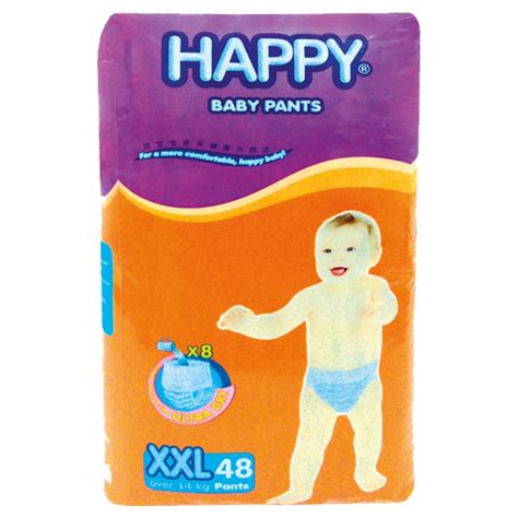 Happy Diaper Pants Xxl 48 Pants Shopee Philippines