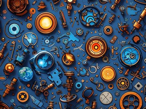 premium photo creative exploration pattern from steam education