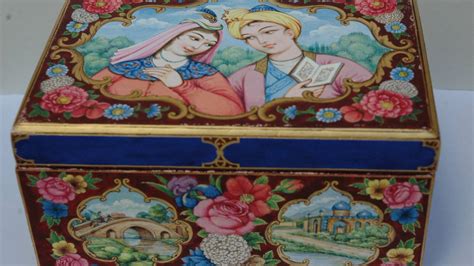 لاک کاری، پاپیه ماشه و نقاشی زیر لاکی اصفهان ویزیت ایران