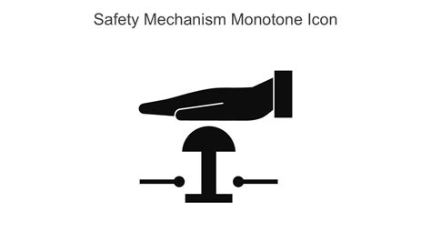 Safety Mechanism Monotone Icon In Powerpoint Pptx Png And Editable Eps Format PPT Sample