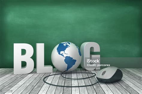 칠판 배경에 글로브 월드와 컴퓨터 마우스와 3d 단어 블로그 3d 렌더링 24 시간 영업 표시에 대한 스톡 사진 및 기타 이미지
