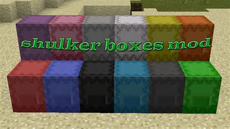 Download Do MOD SHULKER BOX 2017 Minecraft PE YouTube