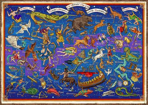 Map Of The Constellations Mgl Art Licensing Mgl Art Licensing