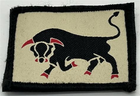 11th Light Brigade British Military Issue Uniform Bull Fabric Patch £4