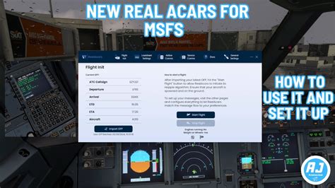 New Real Acars System For Msfs 2020 How To Use It And Set Up Youtube