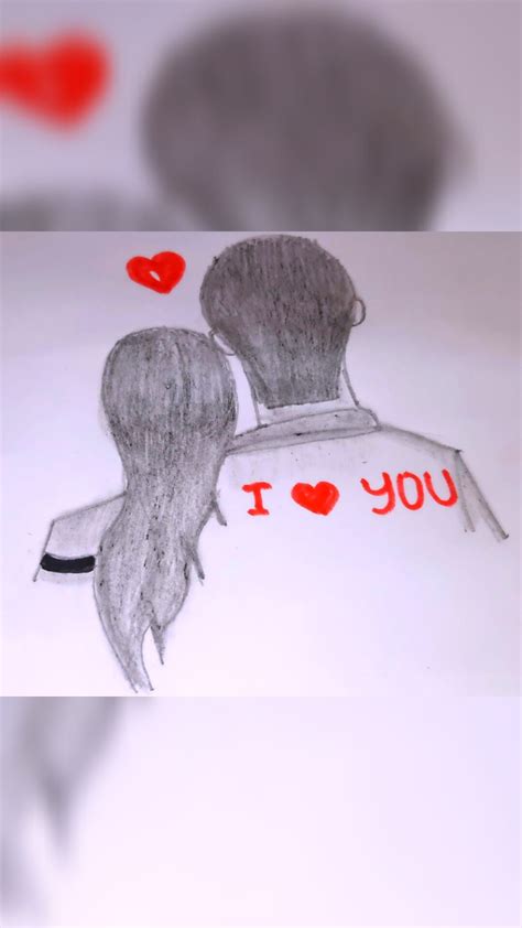 How To Draw A Loving Couple Valentines Day Drawing Ideas Lovingcouple