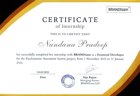 Nandana Pradeep On Linkedin Frontenddevelopment React Internshipjourney Brandisam Internship