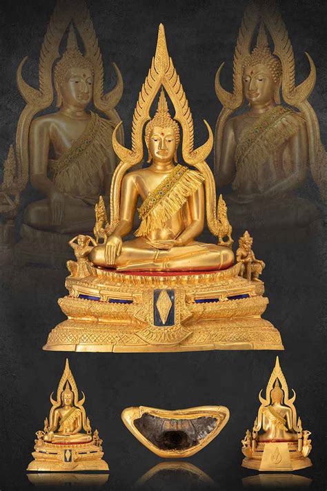 พระพุทธชินราชทุกรุ่น พระพุทธชินราชจำลอง ๓ ถอด ด้านหน้ามีอกเลาบนผ้า