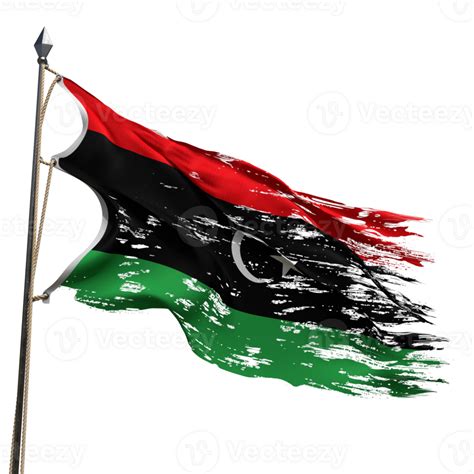 Libyan Flag Flying 55808532 Png